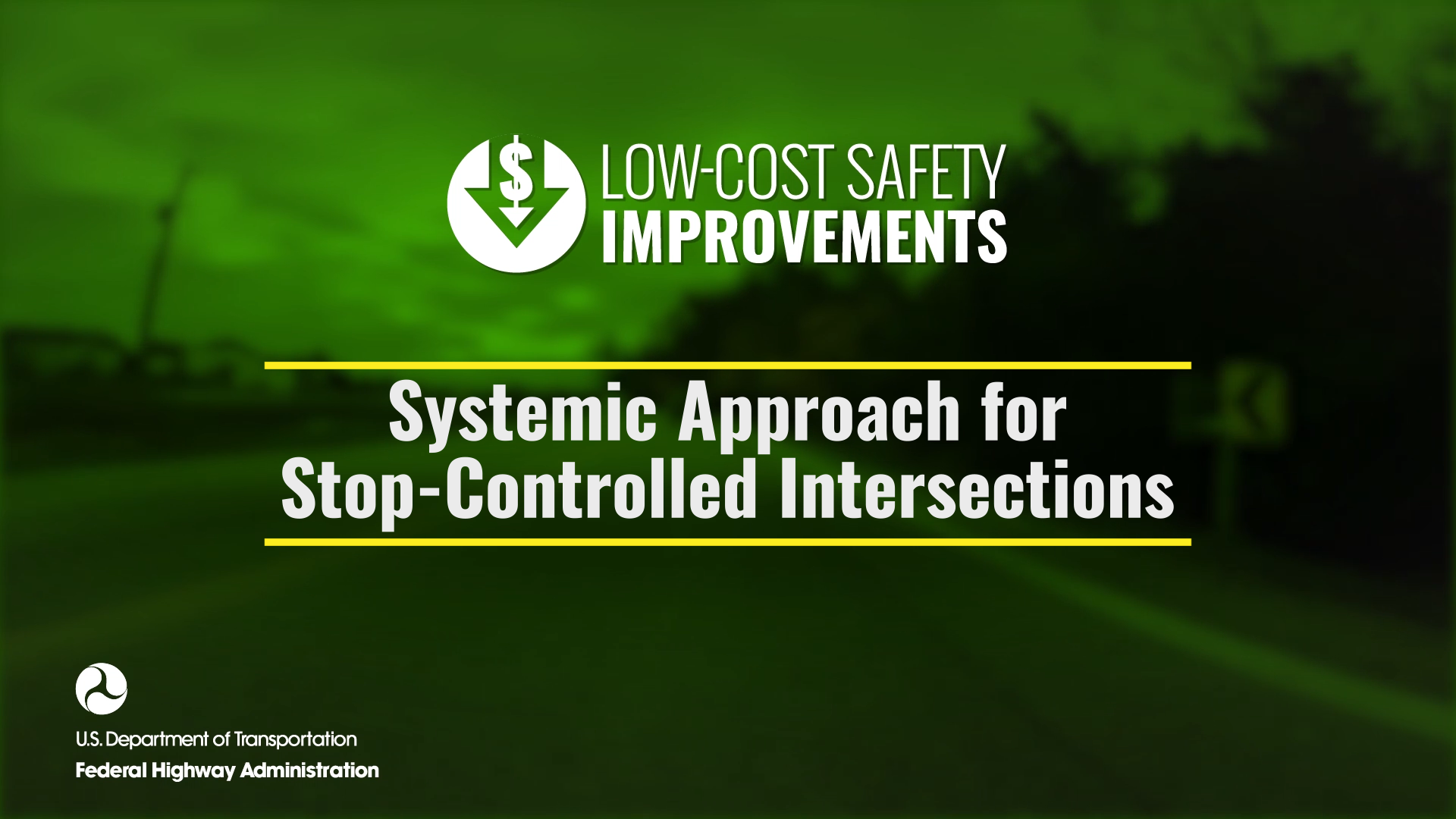 Local Road Safety Plans - Step 3 Choose Proven Solutions